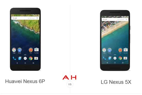 Phone Comparisons Huawei Nexus 6P Vs LG Nexus 5X