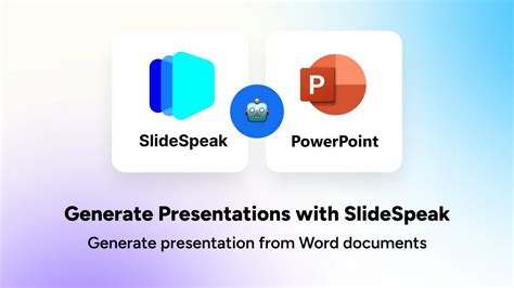 Generate Powerpoint With Ai From Any Word Document Slidespeak