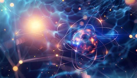 Visualization Of Atomic Structure With Electron Orbiting Nucleus