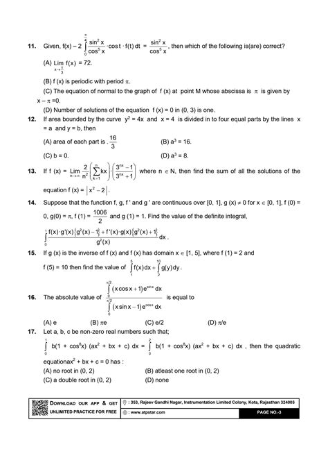 SOLUTION Calculus Advanced Level Question Bank Studypool