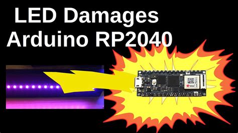 Rogue LED Damages A New Arduino RP2040 YouTube