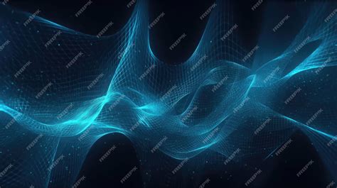 Premium Ai Image Futuristic Stream Of Digital Data Flow Dynamic