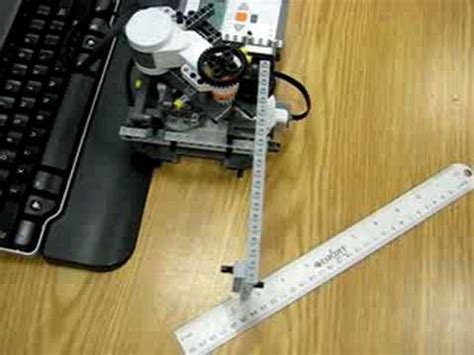 LEGO NXT SCARA Robot Drawing Straight Line YouTube