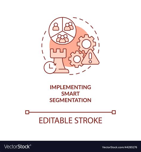 Implementing Smart Segmentation Terracotta Vector Image