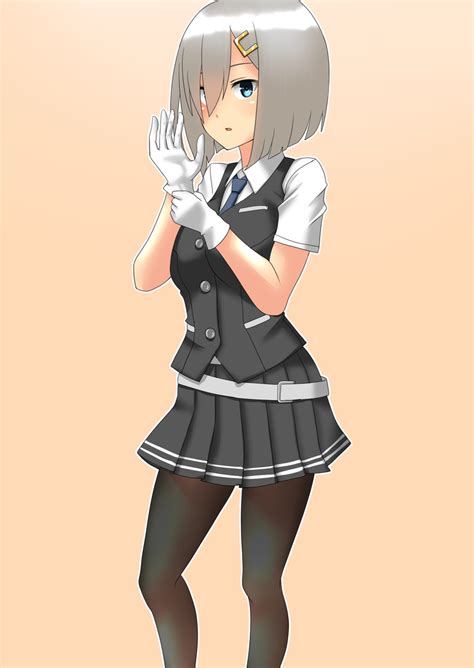 Hamakaze Kantai Collection Drawn By Danbooru