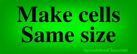 Make Cells The Same Size Square In Google Sheets