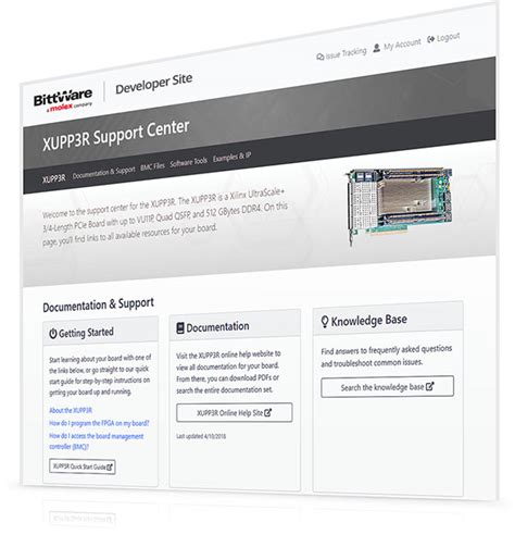 产品支持和bittware开发人员网站 Bittware