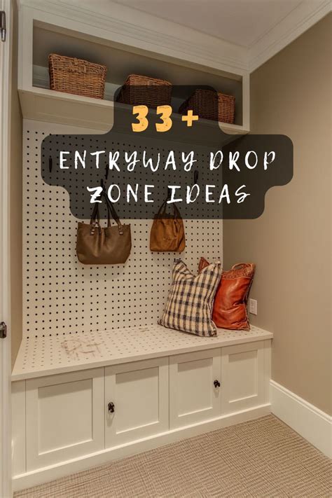 33 Creative Drop Zone Ideas For Your Entryway Drop Zone Built In Lockers Small Space Living Room