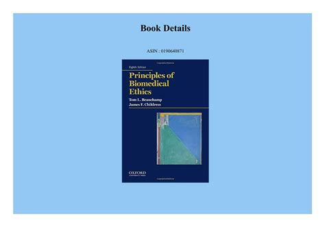 Epub Principles Of Biomedical Ethics Pdf