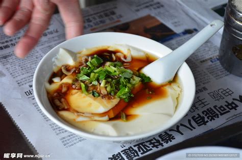 豆腐脑摄影素材摄影图 传统美食 餐饮美食 摄影图库 昵图网