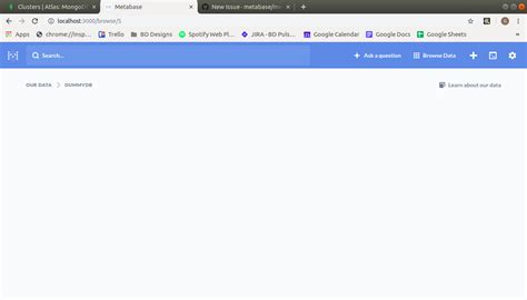 No Tables Visible When Using Mongodb Atlas · Issue 11269 · Metabasemetabase · Github