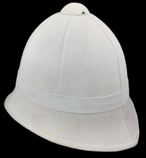 Lot British Design 1880 Cork And Cloth White Pith Helmet