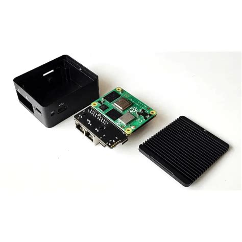 Dfrobot Metal Cooling Case W Heat Sink Compatible W Raspberry Pi Cm4