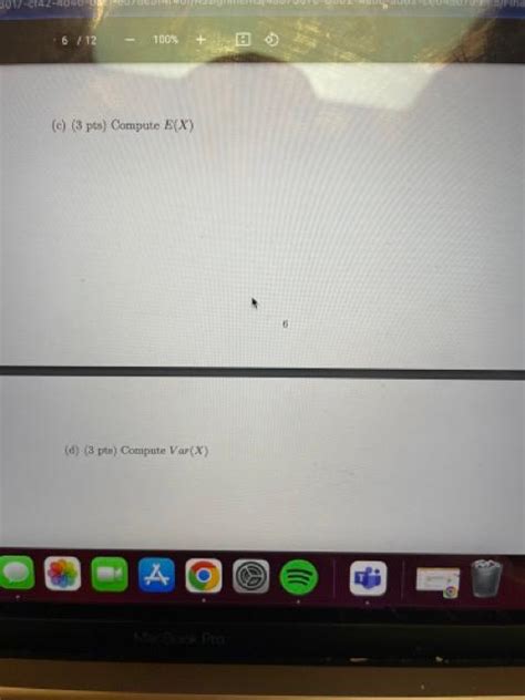 Solved Problem Pts X Za A Random Narialile With Pdf Chegg Com