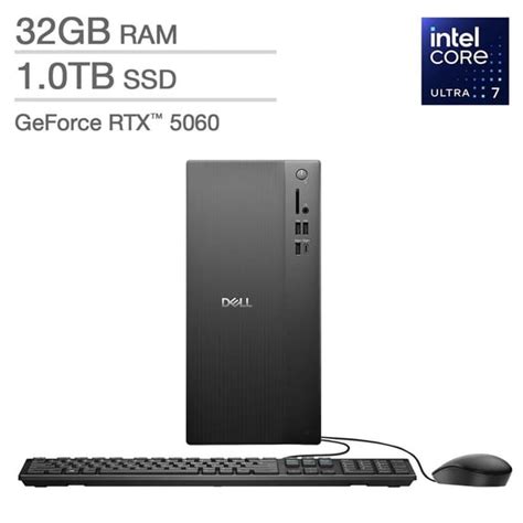 Dell Tower Desktop Intel Core Ultra 7 265f Nvidia Geforce Rtx 5060