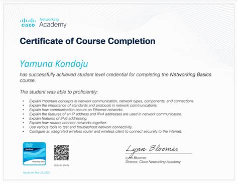 Networking Ciscocertified Itinfrastructure Networksecurity… Yamuna Kondoju