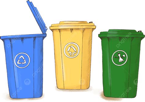 손 일러스트 으로 그린 쓰레기 분류 쓰레기통 삽화 요소 손으로 그린 삽화 쓰레기 분류 Png 일러스트 및 Psd 이미지 무료 다운로드 Pngtree