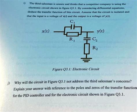 Solved Solve On A Paper For Revision Purposes Electronic Circuit Shown