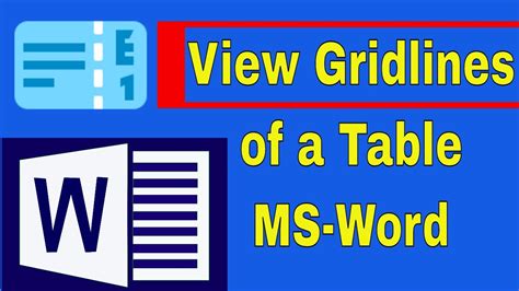 How To Show Table Gridlines In Word At Marilyn Stumpf Blog
