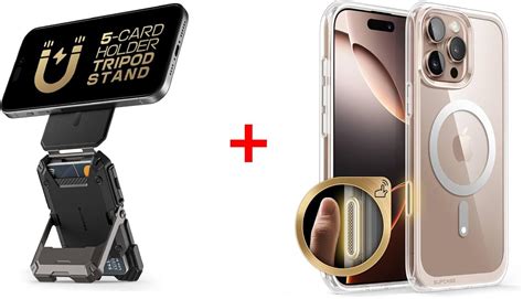 Amazon Com SUPCASE Bundle For IPhone Pro Max Case Clear UBMag Magnetic Wallet Cell