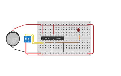 Circuit Design Xnor Tinkercad
