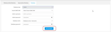 Configure Database Settings For The Syncfusion User Management Server