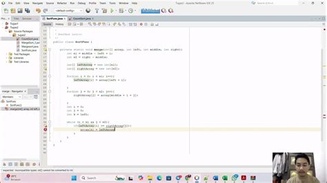Tugas 2 Struktur Data Ut Algoritma Merge Sort And Counting Sort Di Java Sistem Informasi Youtube
