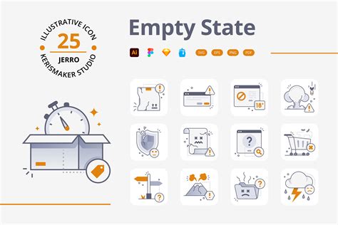 Empty State Icon Pack 25 Free Download Seo And Web Icons Iconscout