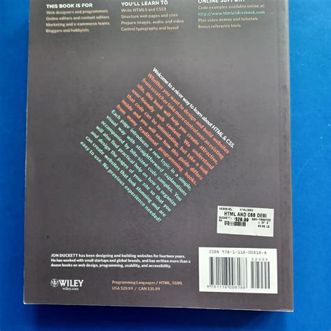 Html And Css Design And Build Websites By Jon Duckett 2011 Trade