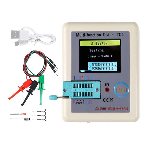 Snapklik Com Transistor Meter LCR TC1 Multi Function Tester 1 8 Full Color Display Transistor