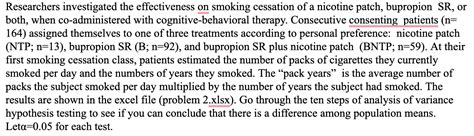 Solved Show The Step Hypothesis In All ANOVA Problems Chegg Com
