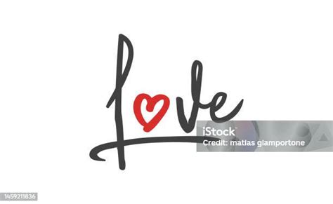 사랑 텍스트 글자 O 문자는 하트 모양으로 대체되었습니다 발렌타인 데이 디자인 당신을 사랑합니다에 대한 스톡 벡터 아트 및 기타 이미지 당신을 사랑합니다 문자