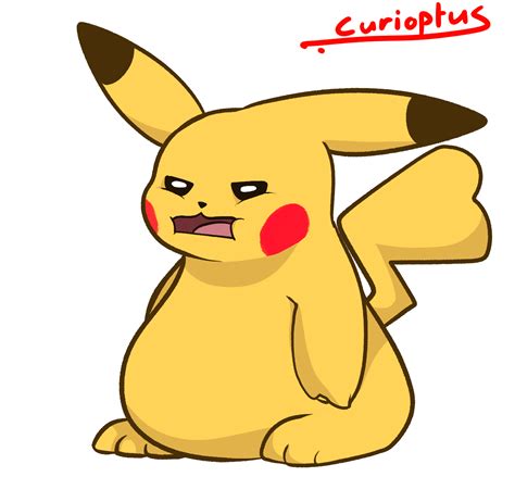 Fat Pikachu By Curioptus On Newgrounds