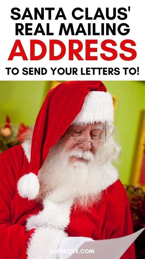 Santas Address And Santa Letter Printables