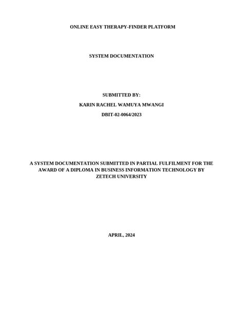 System Documentation Pdf Psychotherapy Password System Documentation Pdf Psychotherapy Password