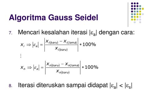 Ppt Metode Numerik Powerpoint Presentation Free Download Id 6433173