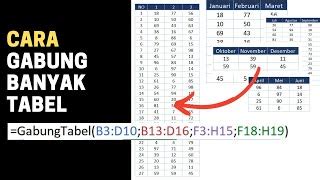 Rumus Menggabungkan Banyak Tabel Menjadi Satu Doovi