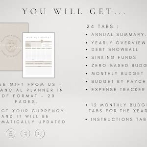 Excel Template Finance Spreadsheet Bundle Digital Budget Template Easy Budgeting Excel