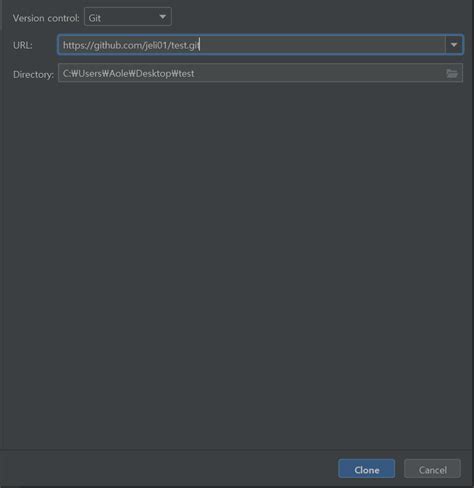 intellij git clone 하기