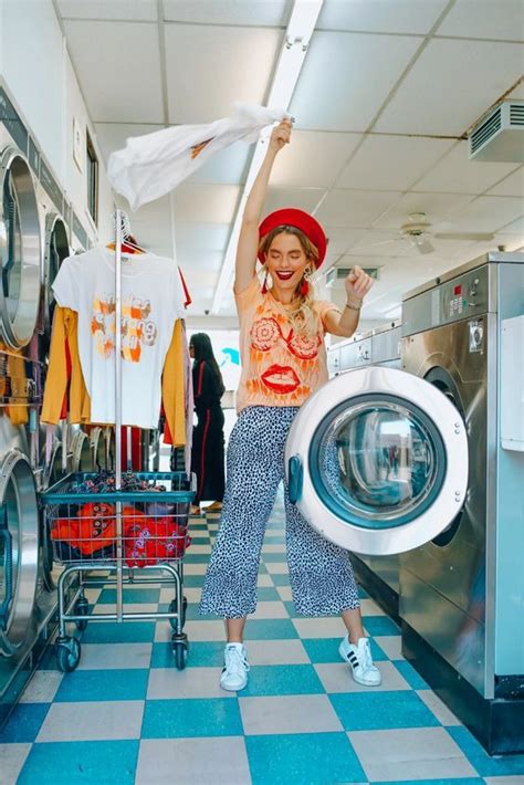 Modern Wash Day Laundromat Photoshoot Aesthetic Retro Laundromat