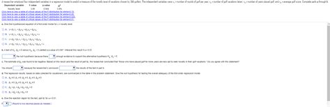 solved a researcher employed four independent variables in a