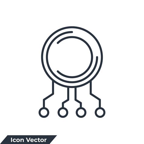 Mind Map Symbol Logo Vektor Illustration Mind Mapping Symbolvorlage