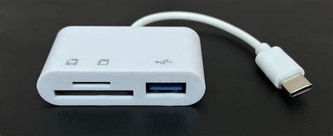 Купить Хаб Картридер Перехідник Type C на Usb Microsd та Sd Card Reader адаптер для Usb C на