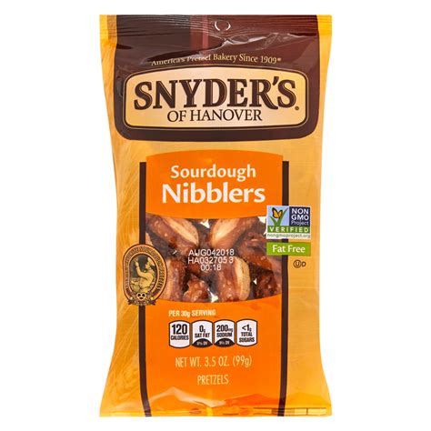 Snyders Sourdough Nibblers 3 5oz Snacks Fast Delivery By App Or Online