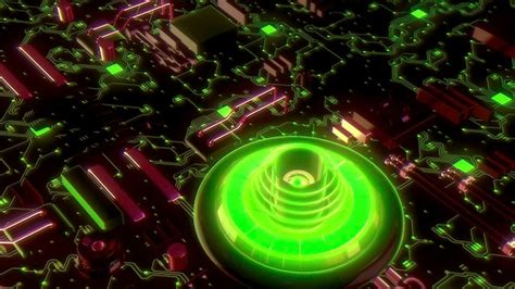 Premium Photo Advanced Technology Concept Visualization Motion Circuit Board Cpu Processor