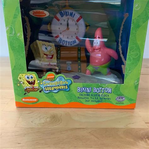 Spongebob Squarepants Bikini Bottom Talking Alarm Clock 14769505