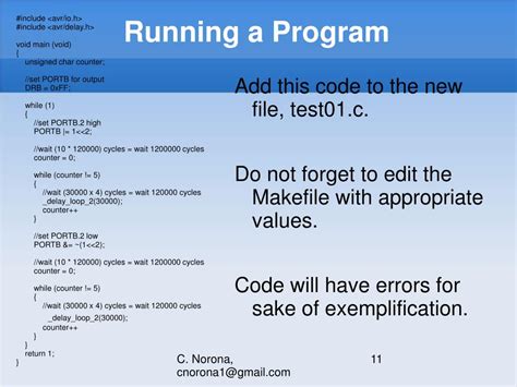 Ppt Avr Gcc Programming Powerpoint Presentation Free Download Id
