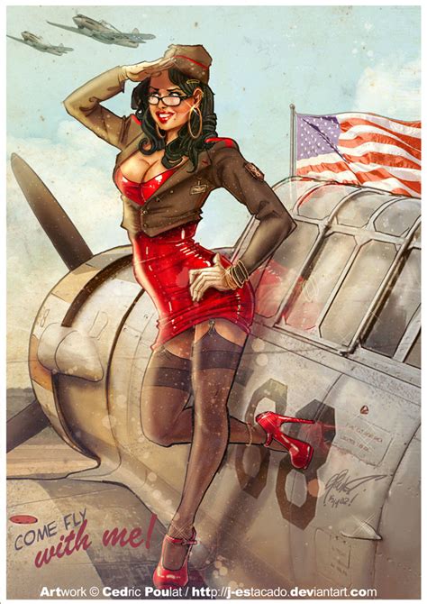Plane Pin Up By J Estacado On Deviantart