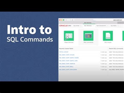 Intro To SQL Commands YouTube