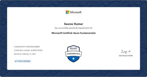 Saurav Kumar On Linkedin Azure Cloudcomputing Certificationjourney